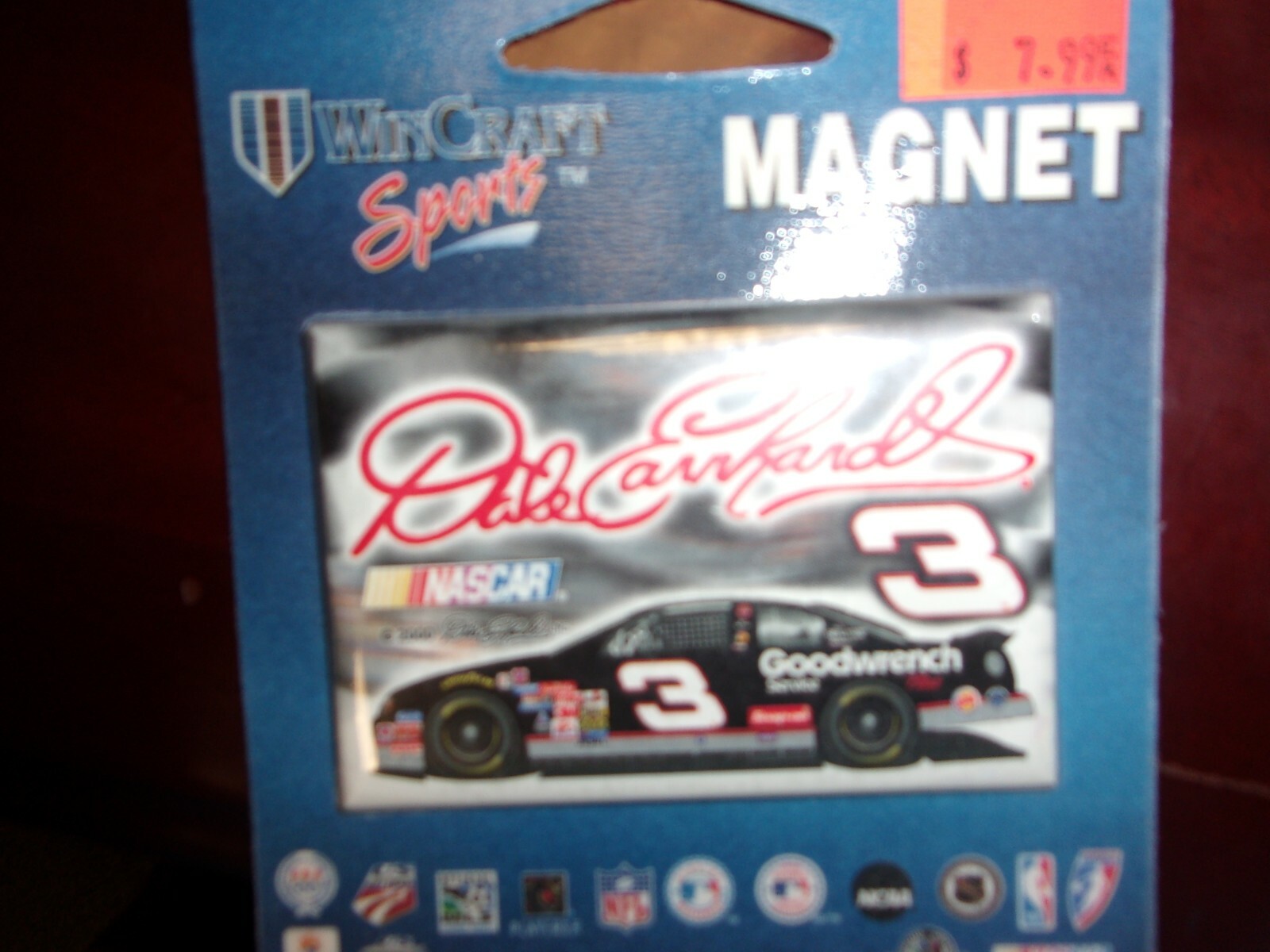 Dale Earnhardt Sr #3 NASCAR MAGNET 2X3 WINCRAFT | eBay