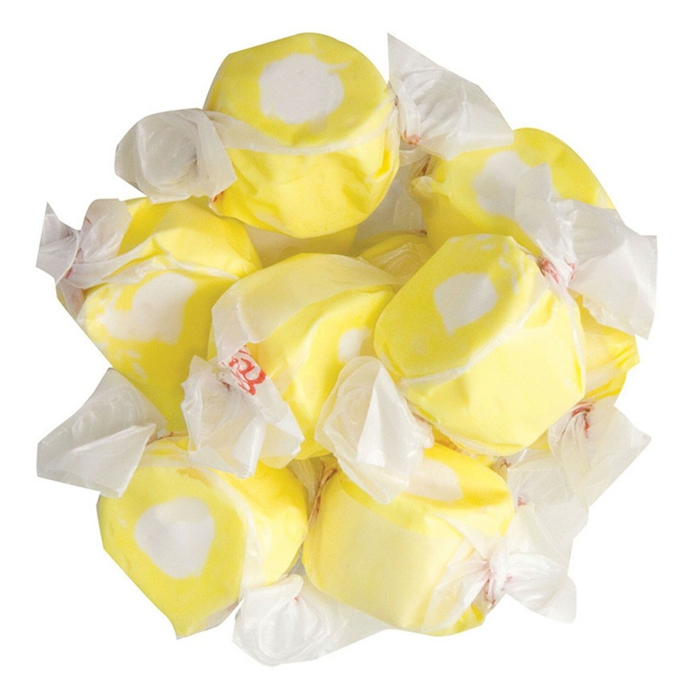 GOURMET LEMON MERINGUE Salt Water Taffy Candy TAFFY TOWN 1/4 LB to 10 ...