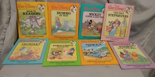 Walt Disney Fun-To-Read Library Lot of 8 Hardback Books (1986) Volume 2 ...