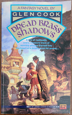 DREAD BRASS SHADOWS by Glen Cook (Paperback 1990) Garrett P.I. book 5 ...