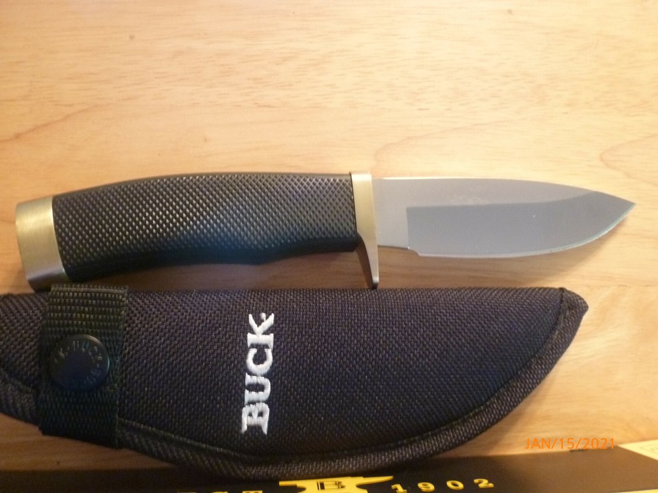 Buck Knives 692 Vanguard Texturized Rubber Fixed Blade Knife 692BKS USA ...