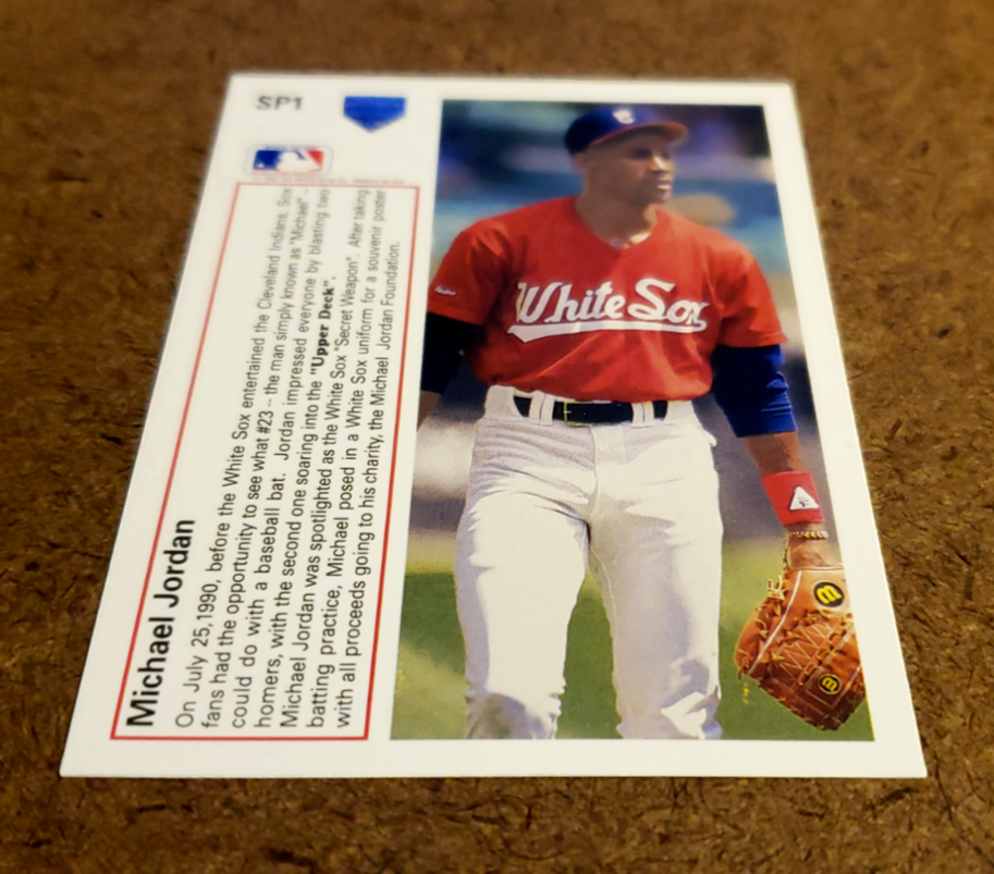 1991 Upper Deck MICHAEL JORDAN RC Rookie Baseball Card #SP1 Chicago White Sox | eBay