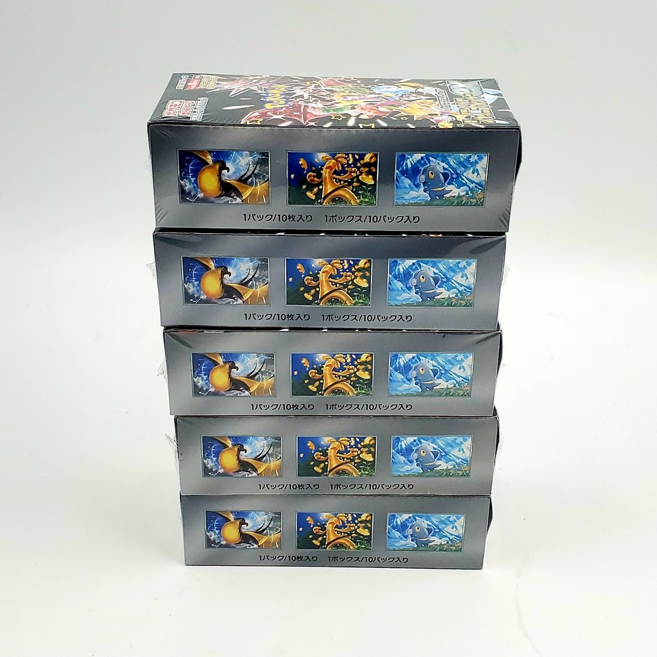 Pokemon Card Shiny Treasure ex 5 boxes Scarlet & Violet High Class pack ...