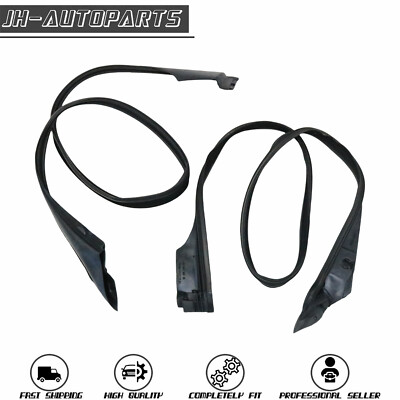 2PCS Front L+R Door Rubber Seal for BMW F01 F02 740i 750i 740Li ...