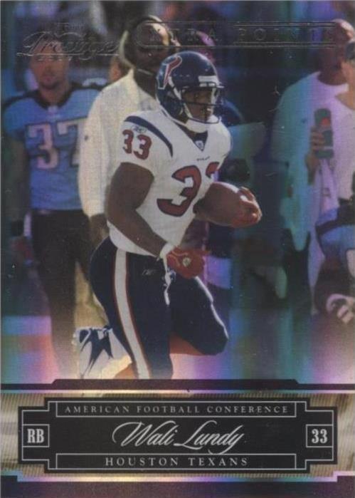 2007 Playoff Prestige - Wali Lundy #63 Xtra Points Purple /50 for sale ...