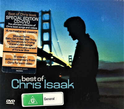 Chris Isaak - Best Of Chris Isaak CD + DVD DELUXE EDITION MUSIC 36 ...