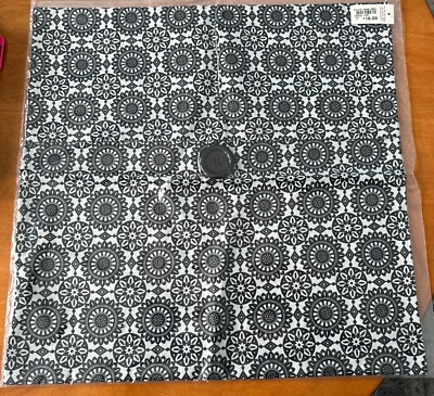 Longaberger Throw Pillow Sham ~ Black Medallion 18" x 18" NIB | eBay