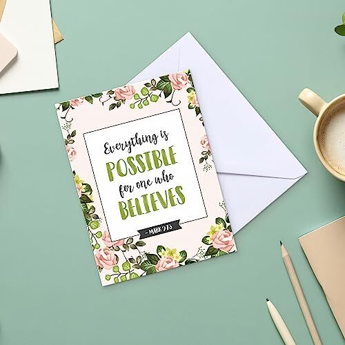 Scripture Cards - Set of 48 Boxed Bible Verse Blank Note Cards Assorted ...