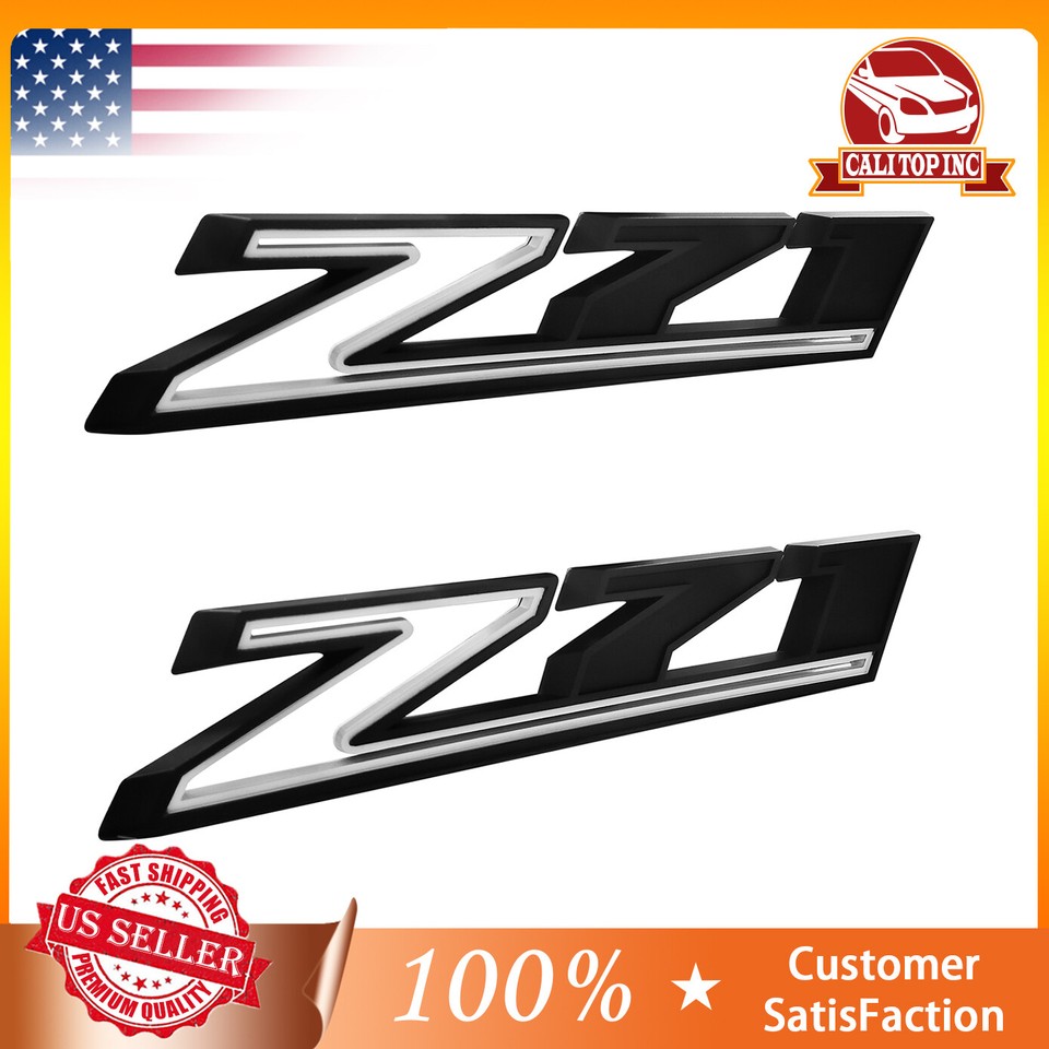 2019-2021 For Chevy Silverado Fender Side Emblem Left&Right Z71 Badge ...