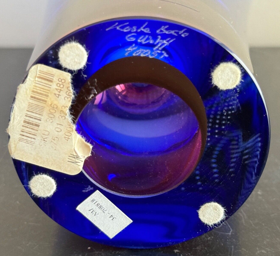 Kosta Boda Signed Goran Warff #40057 Zoom Art Glass Vase 10 3/8" Tall | eBay