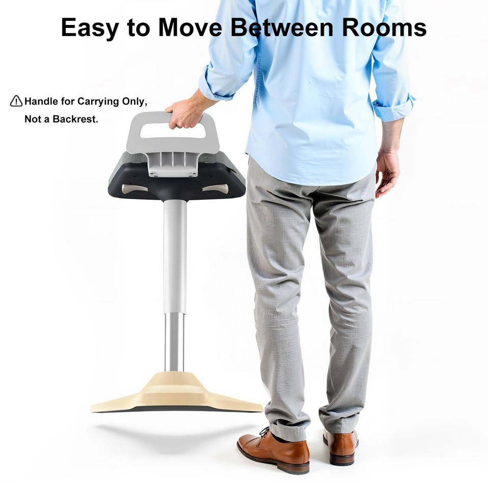 Standing Desk Chair - Ergonomic Wobble Stool for Adults - Active ...