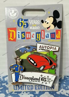 Disneyland 65th Anniversary Autopia LE 2020 Disney Pin | eBay