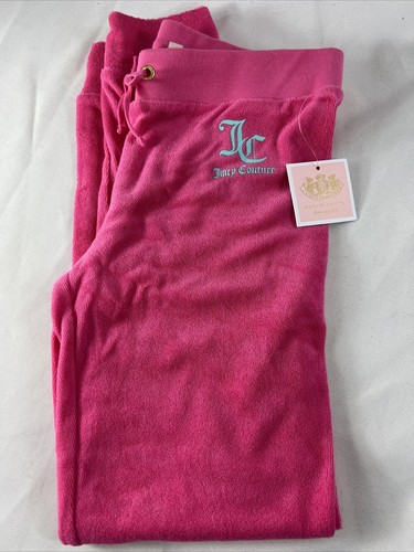 Juicy Couture Girls Pink Mt Zuma Terry Jogger Pants Size 10 ~ Brand New ...