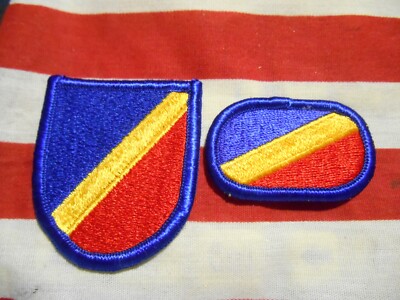 82ND AIRBORNE AVIATION REGIMENT BERET FLASH & PARA OVAL TYPE 2 | eBay