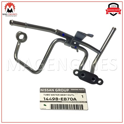 14498-EB70A GENUINE OEM TUBE ASSY-WATER OUTLET YD25DDTI FRONTIER NAVARA ...