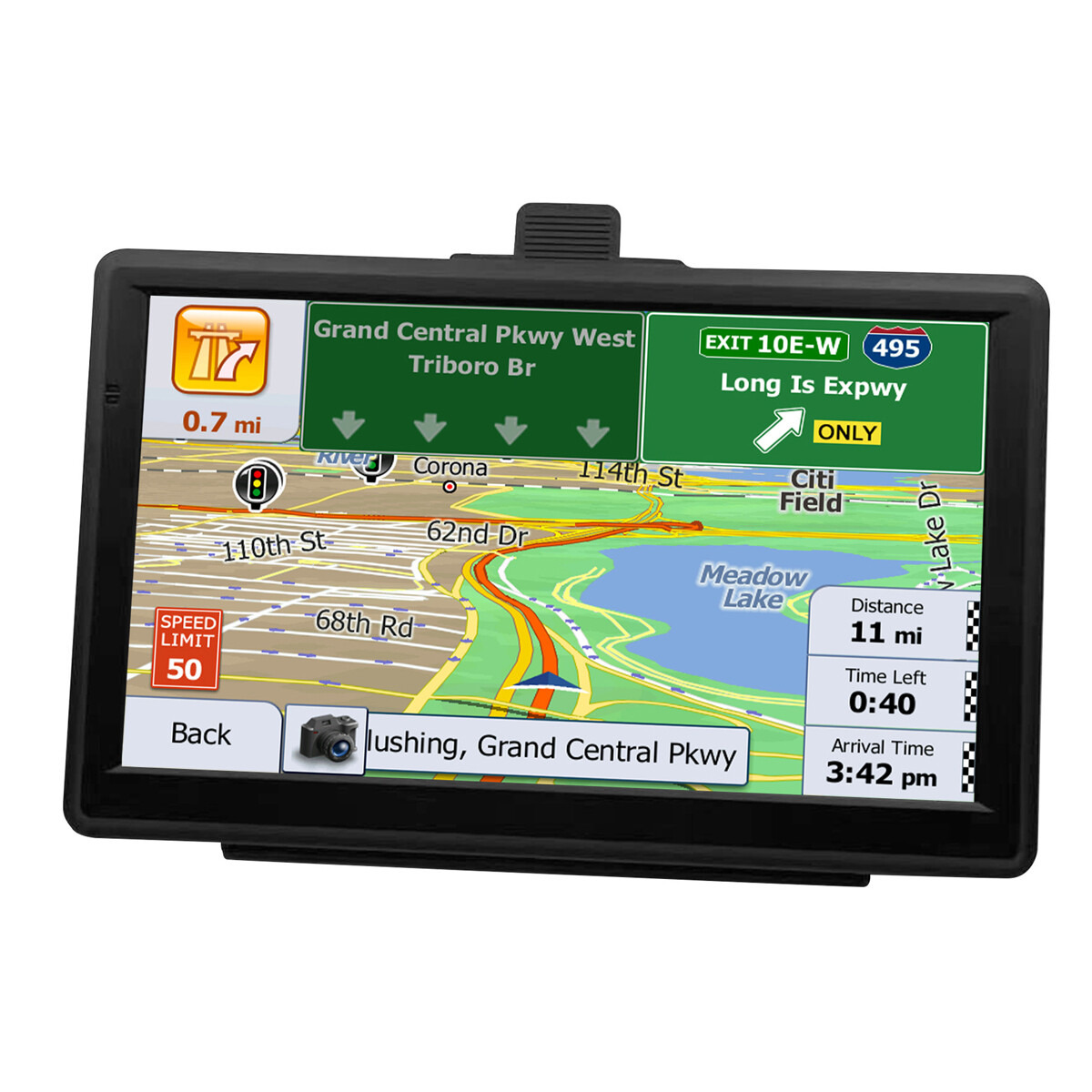 7in Car Sat Nav GPS Navigation 8GB Free Lifetime UK&EU Maps Touch ...