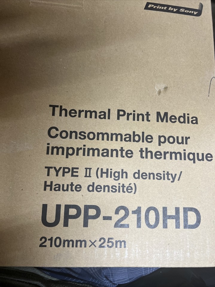 Sony UPP-210HD High Density Thermal Print Media (Total of 4 rolled in ...