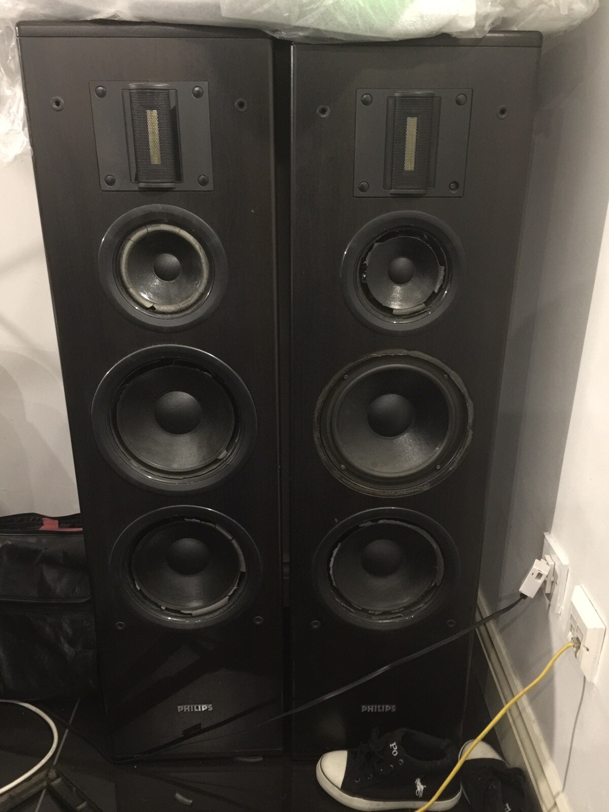 Philips FB825 Floor Standing Speakers Ultra Rare | eBay