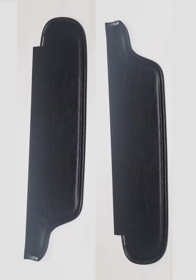 1970-71 E-Body Dodge Challenger Cuda Black Sun visors | Aftermarket | 5 ...