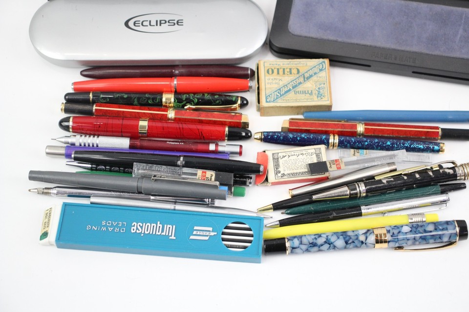 Writing Instruments Assorted Inc Fountain Pens Ballpoint Biro ...