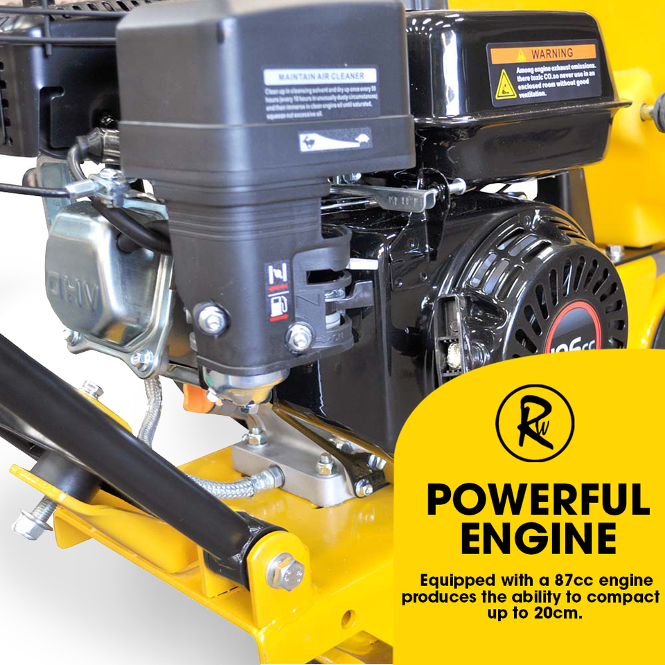 Wacker Plate Compactor Compaction RocwooD 12" 5HP 87cc Petrol Engine ...