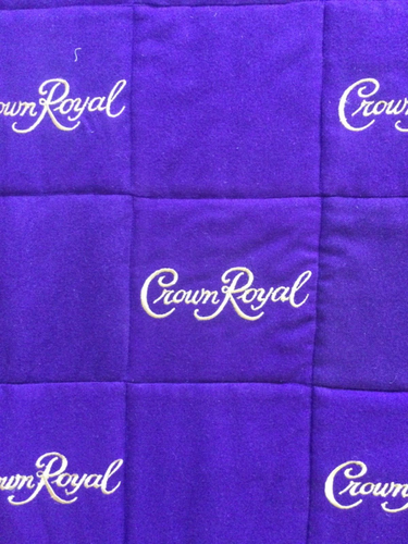 CROWN ROYAL PURPLE AND GOLD QUILT MADE FROM MORE THAN 160 BAGS | eBay