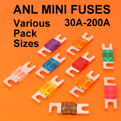 ANL Mini Fuse Fuses Car Audio Wiring 30A 40A 50A 60A 70A 80A 100A 125A ...