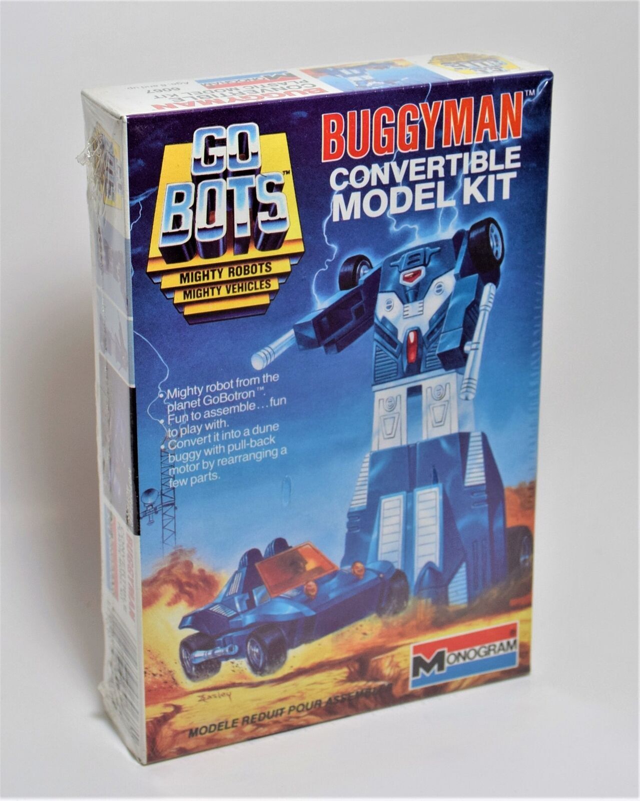 Monogram 6067 Go Bots 3" Buggyman Dune Buggy Robot Convertible Plastic ...