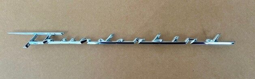 New! 1958 - 1962 Thunderbird Tbird Script Emblem, Fender, Door, Chrome ...