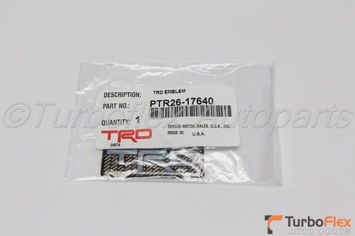 Toyota TRD Emblem Decal Genuine OEM PTR26-17640 | eBay