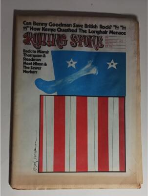 ROLLING STONE SEPT 28 1972 HUNTER S THOMPSON FEAR AND LOATHING ON ...