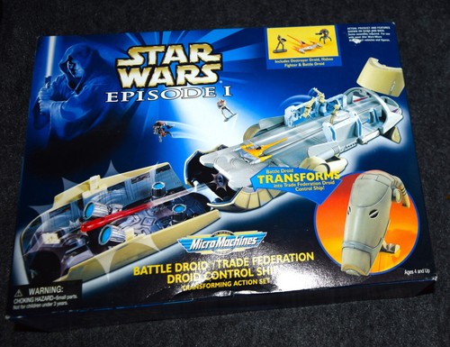 Star Wars Micro Machines Episode 1 Battle Droid / Trade Federation ...