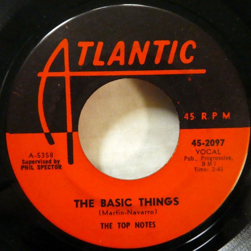 The Top Notes 45 Hearts Of Stone / The de Base Things Atlantic Soul ...