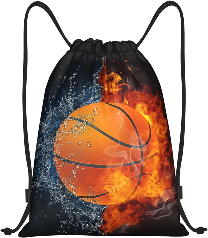 Basketball Drawstring Bags Kids Boys Girls, Sports-Themed Drawstring ...