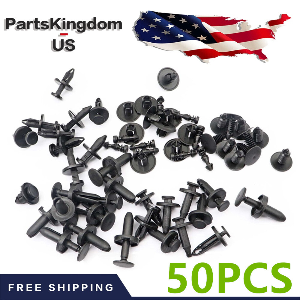 50 Clips Fascia Trim Retainers Rivet Assortment Kit Fit Dodge Charger ...