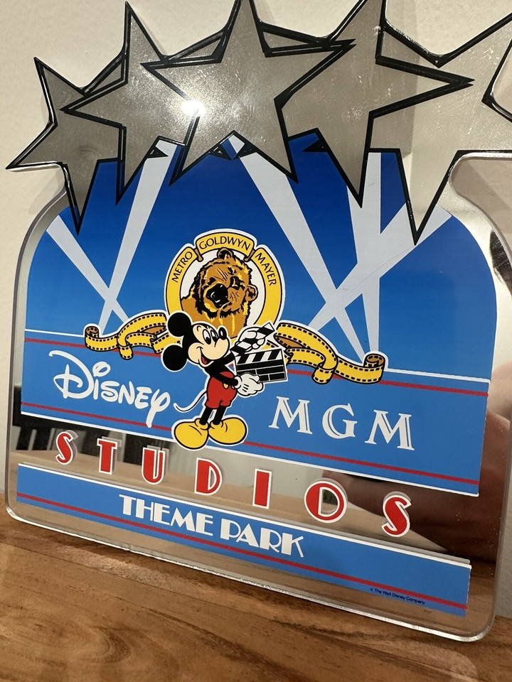 Disney-MGM Hollywood Studios Mickey Mouse Logo Wreath Sign 1990s Park ...