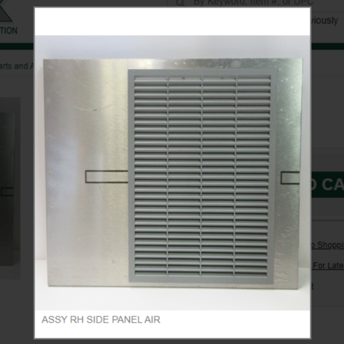 ASSY RH SIDE PANEL AIR # 2101495-01S | eBay