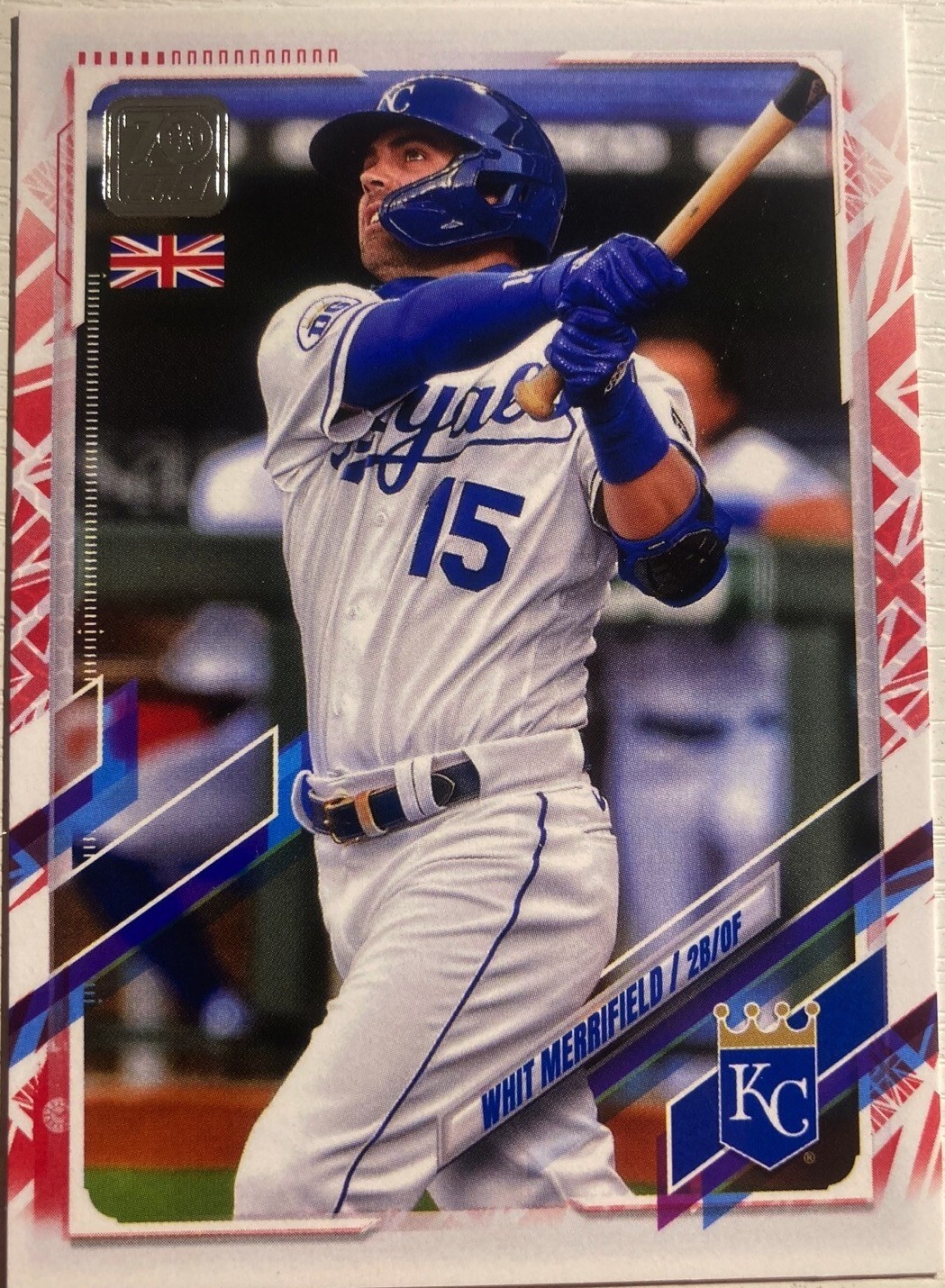 2021 Topps UK Edition - Whit Merrifield #197 Union Jack /99 for sale ...