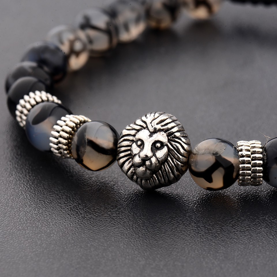 8mm Natural Round Gemstone Bead Handmade Beads Men Women Bracelets ...