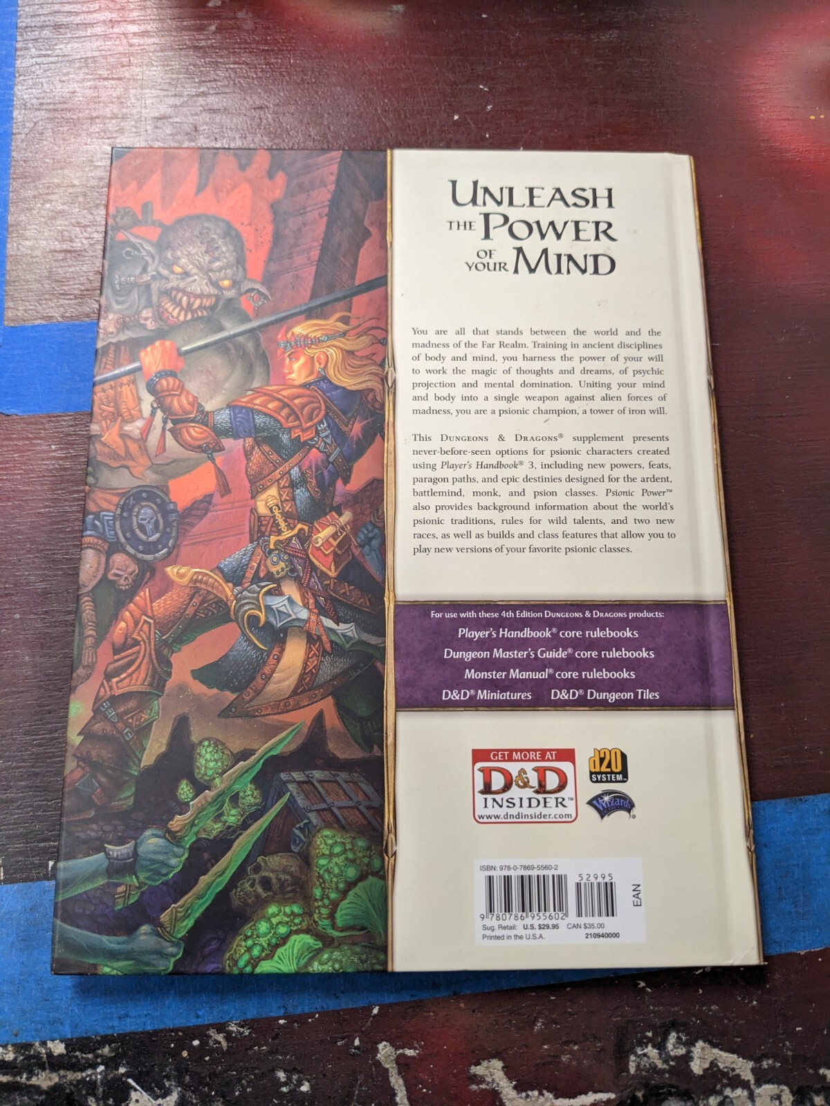 Psionic Powers Ardents Battle minds Monks Psions 4th Edition Dungeons ...