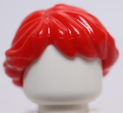 Lego Red Minifig Hair Female Ponytail Long French Braided | eBay