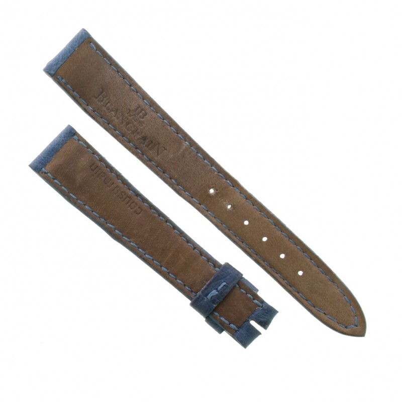 Blancpain Ostrich Blue Matte Strap 15/12 mm B34B Presents minimal signs ...