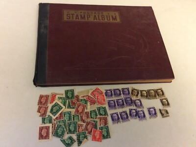 Vintage 1935 The Modern Collector's Postage Stamp Album with Stamps ...
