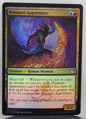 Foil - Prismari Apprentice - Strixhaven: School of Mages - STX - 213/ ...