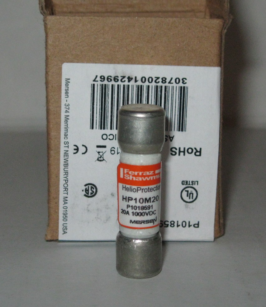 New Lot of 10 Mersen Ferraz Shawmut HP10M20 Helio Protection Fuses ...