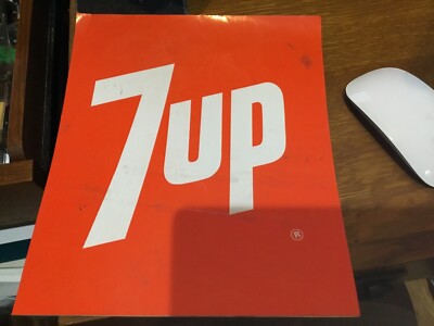 8.75 X 10 INCH 7 UP STICKER | eBay