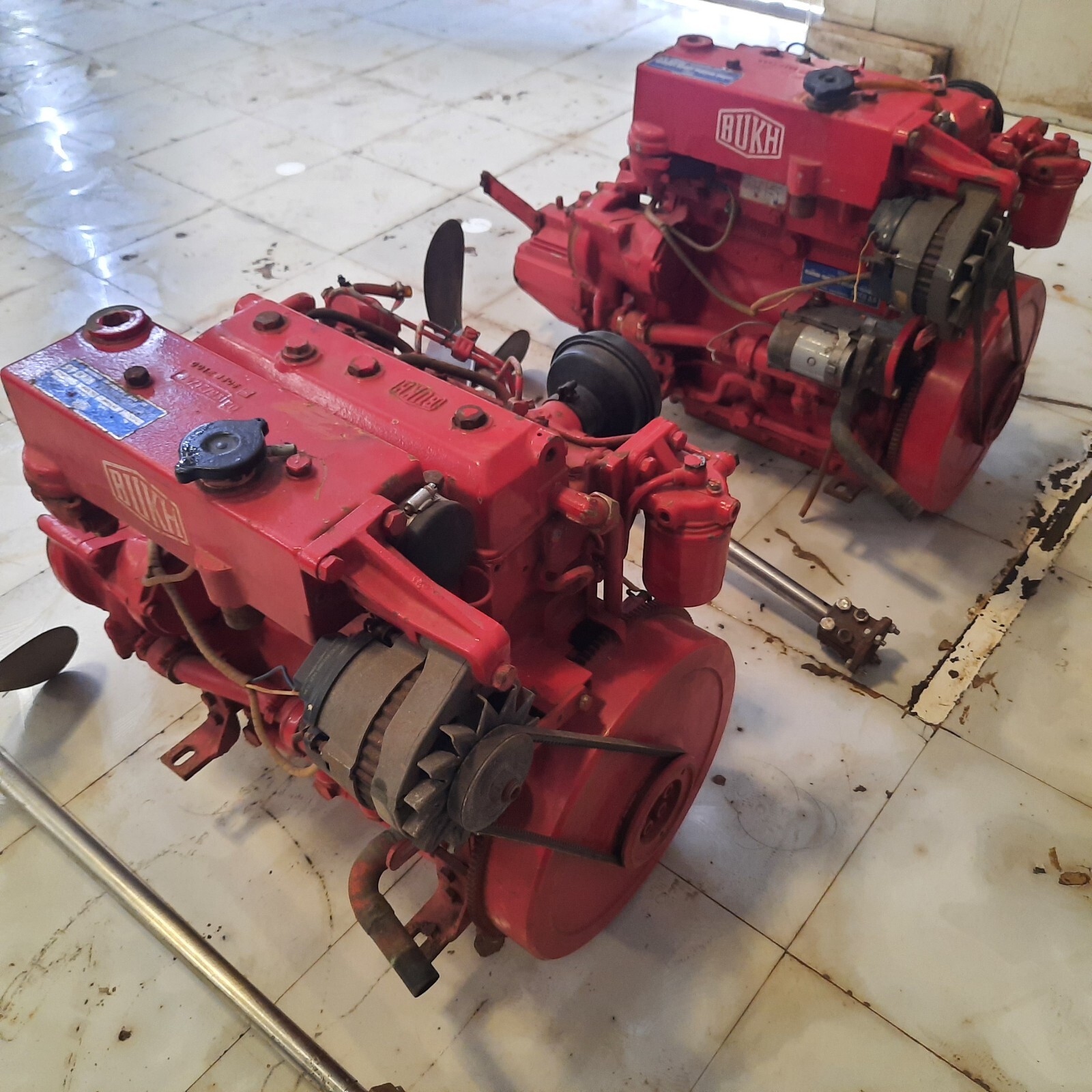 Bukh DV36 RME x 2 inboard marine diesel engine pair lifeboat Used ...