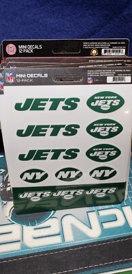 NEW YORK JETS NEW Decal Set Mini 12 Pack | eBay