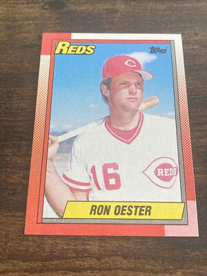 1990 Topps Ron Oester Cincinnati Reds #492 C8112* | eBay