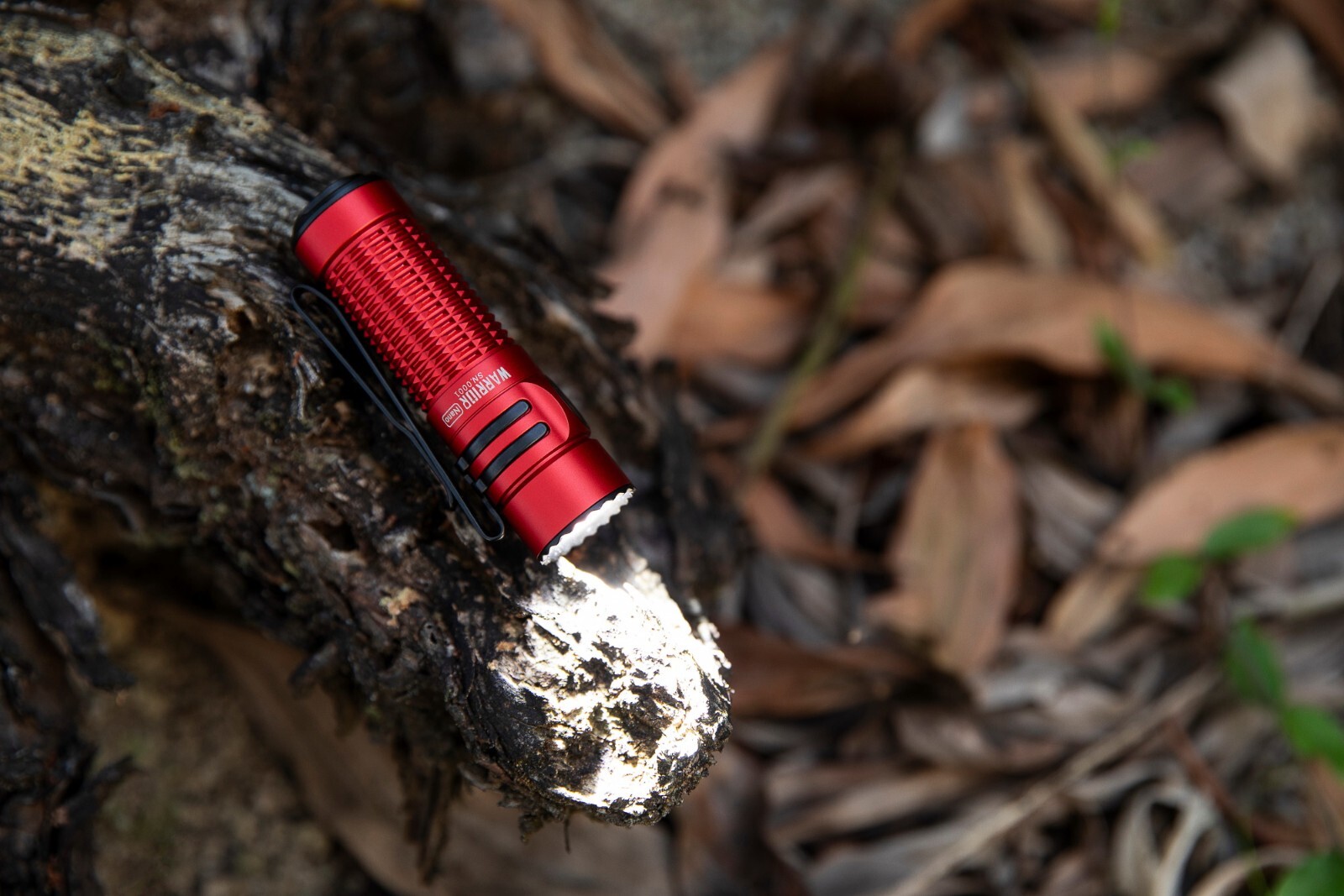 Olight Warrior Nano Red 1200 Lumens Tactical Dual Switch EDC Flashlight ...